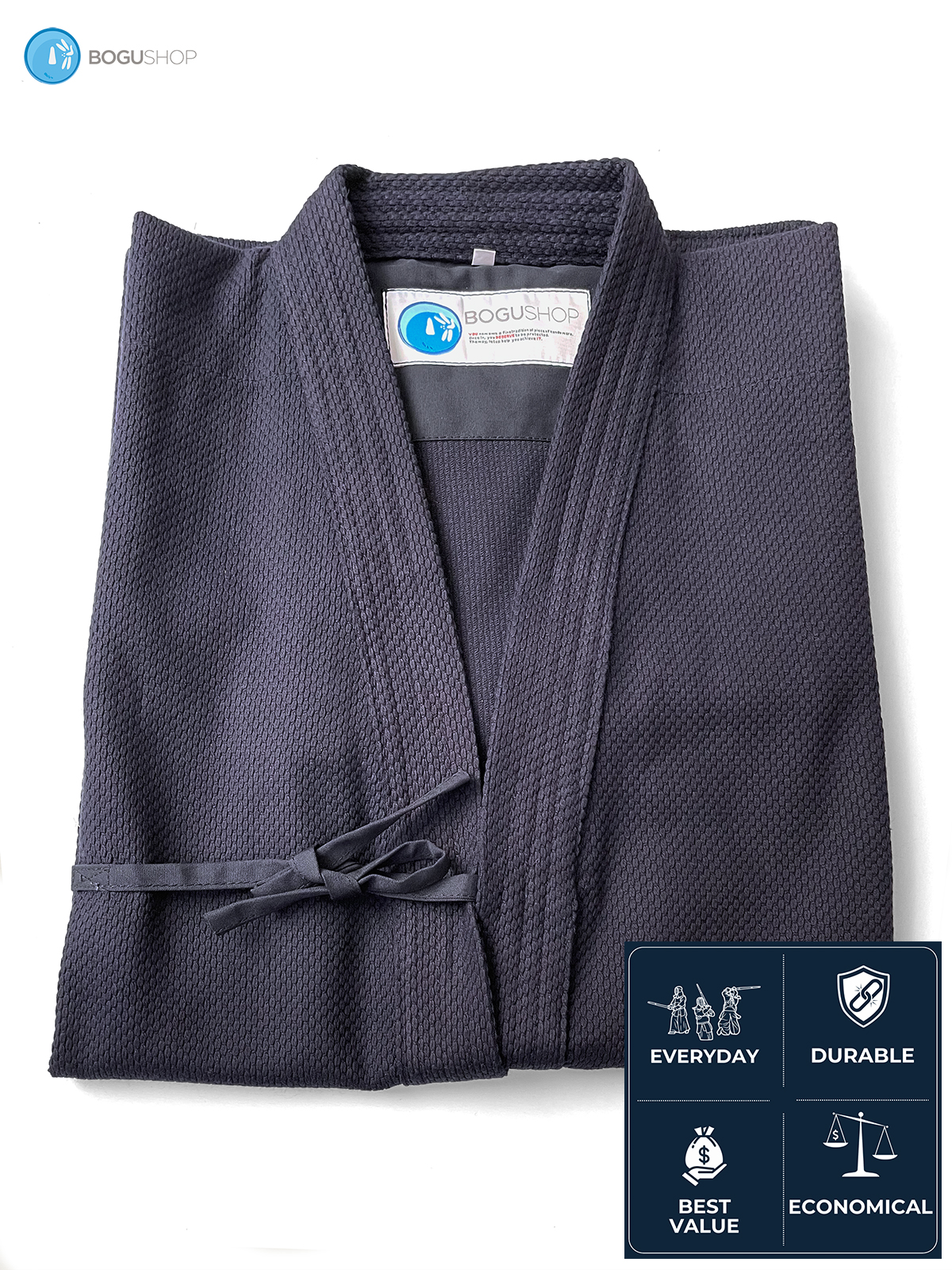 Single layered Kendogi with no pattern (Blue), Kendogi - Kendo Uniform ...